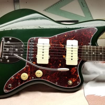2014 Fender Jazzmaster w/ Stratocaster Neck, British Racing | Reverb