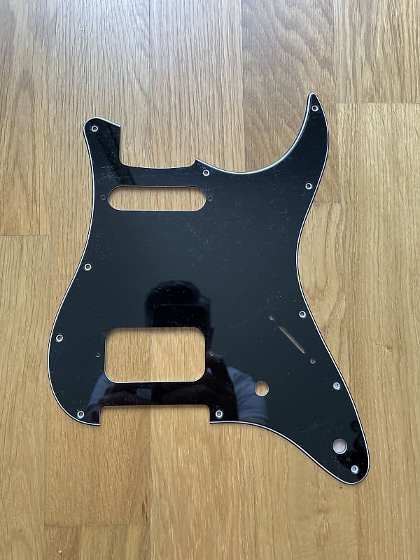 Custom HS Strat Pickguard Strat Pickguard Black | Reverb