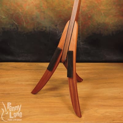 Wood Guitar Stand Cherry by Solid Ground Stands | Reverb