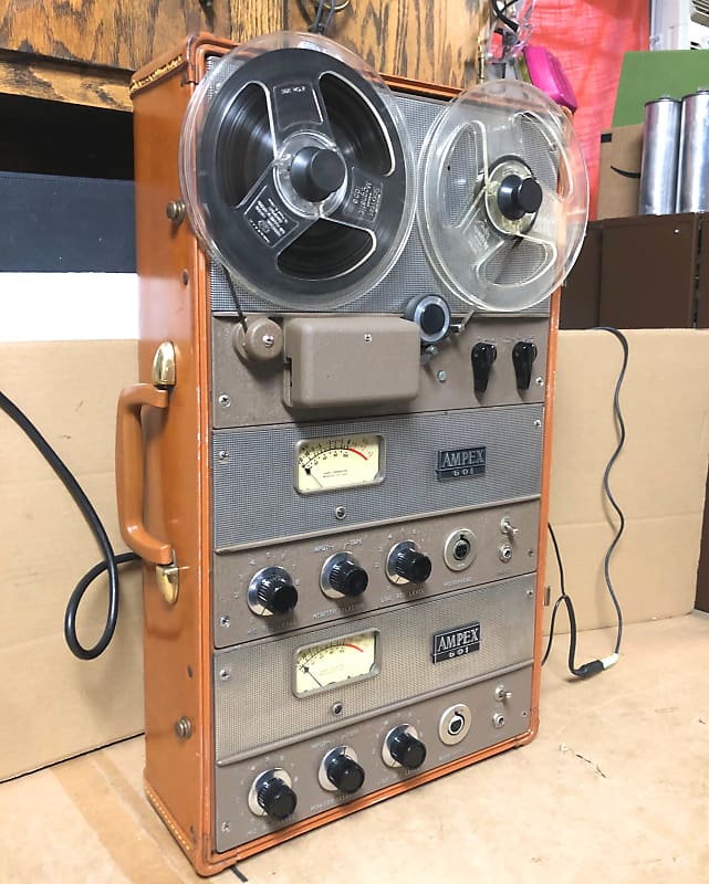 Restored Ampex 601-2 Stereo 1/4” reel to reel tape machine | Reverb