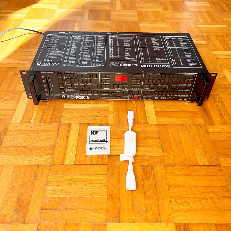Wersi KF1 Rack Fox (Germany, 1980s)! Vintage MIDI Synthesizer | Reverb
