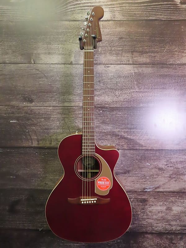 Fender Newporter Player MDW FSR WN Acoustic Guitar (Edison, | Reverb