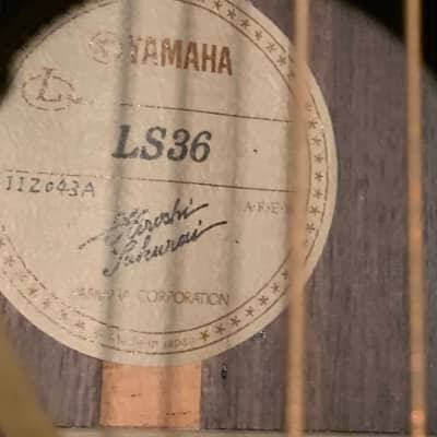 Used Yamaha LS36 ARE Concert -Acoustic Guitar- | Reverb