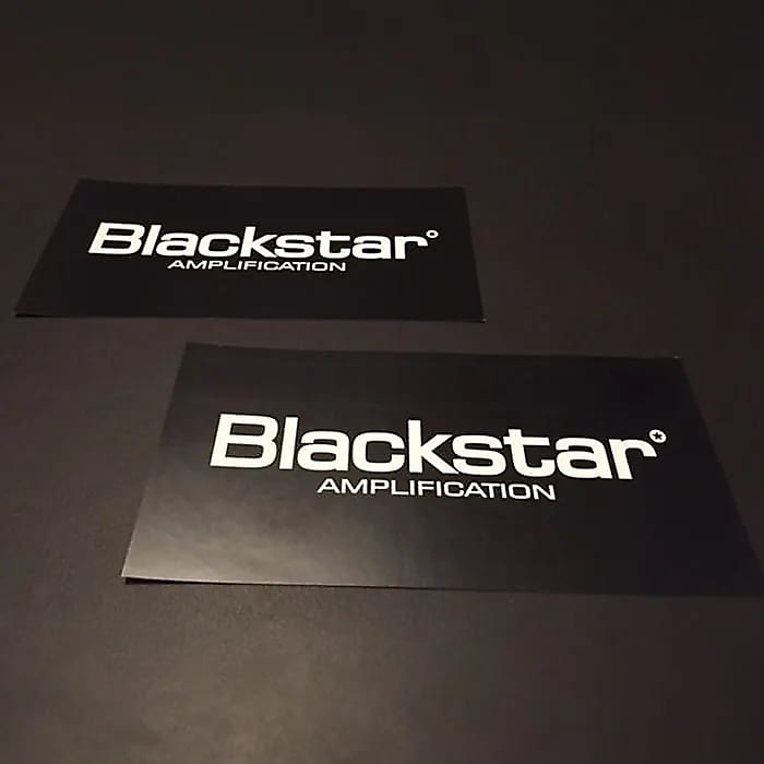 BLACKSTAR AMPLIFICATION STICKERS (2 PACK) AMPLIFIER INSANELY | Reverb