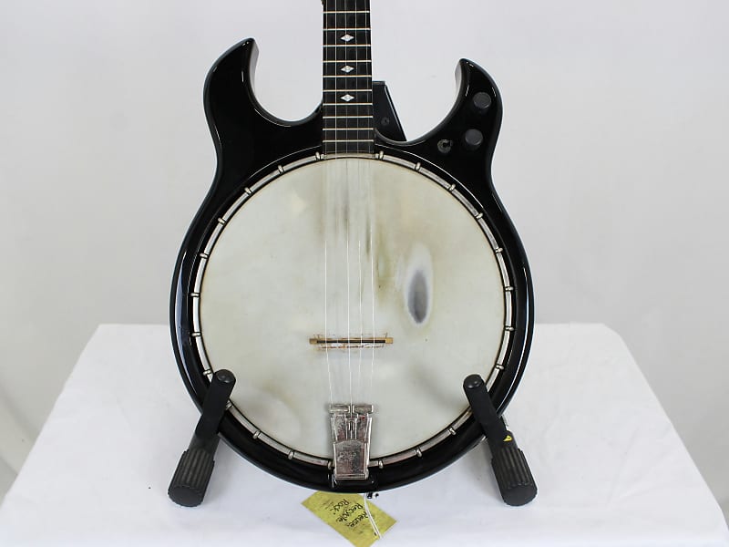 Deering Crossfire 5-String Electric Banjo - Black | Reverb