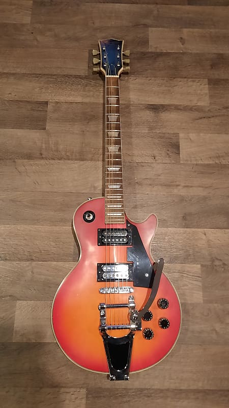 Harmony H-90 w/Bigsby-style Vibrato, Single Cut Late 70s | Reverb