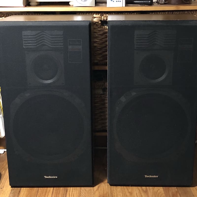 Vintage Technics floor house speakers | Reverb