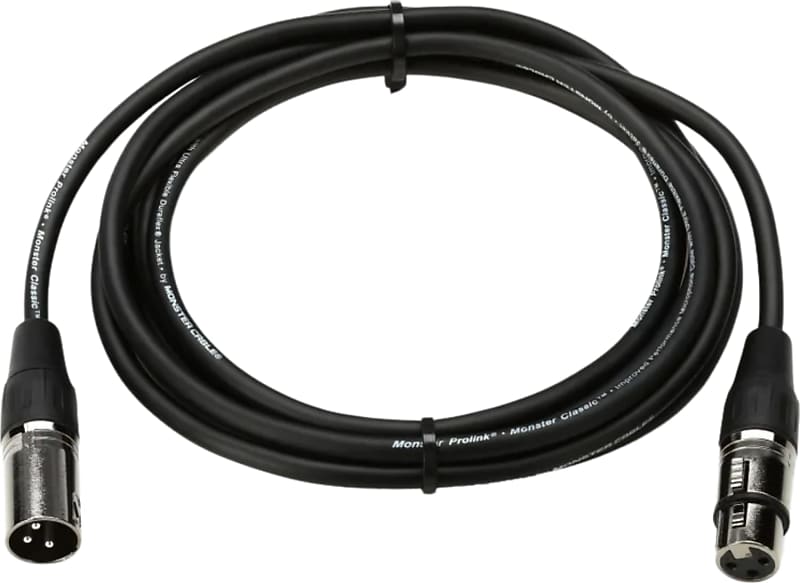 Monster Prolink Classic XLR Microphone Cable, 10' | Reverb