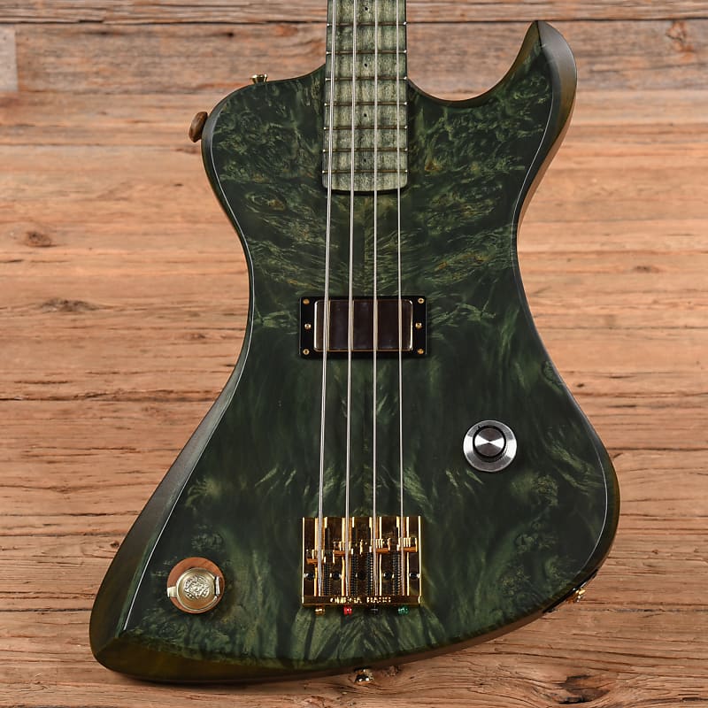 Dunable R2 Burl Top Bass w/Bigfoot Pickup & Built in Pipe | Reverb