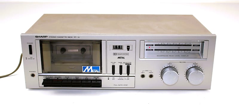 Sharp RT-10 cassette deck | Reverb