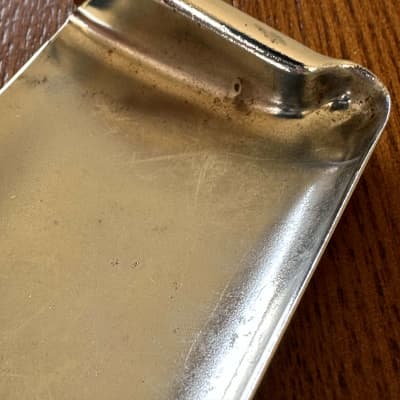 Early '60s Fender Stratocaster Bridge Cover - detailed pics! | Reverb