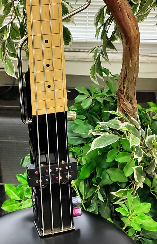 MiniStar Basstar F Fretless 4-String Travel Bass Guitar | Reverb