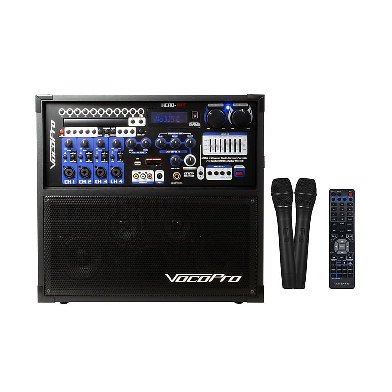 VocoPro Hero Record BT-3 &4 - Portable Multi-Format 4-Channel | Reverb
