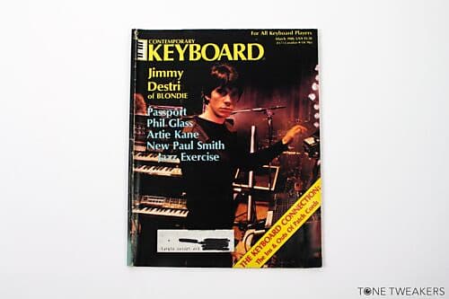 CONTEMPORARY KEYBOARD MAGAZINE Mar 80 Blondie Moog Herbie | Reverb