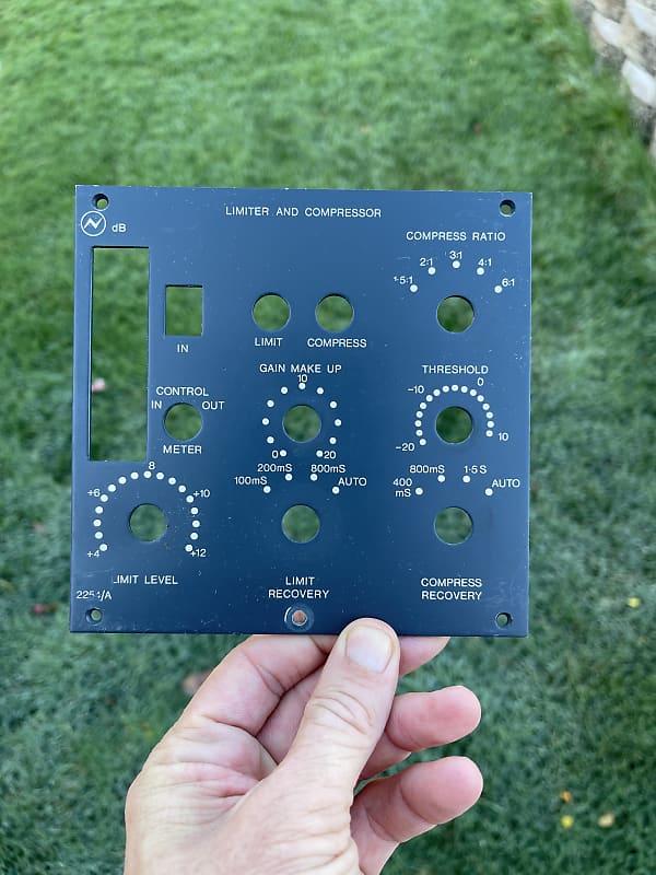 Vintage Neve 2254/A Compressor Limiter Front Panel | Reverb