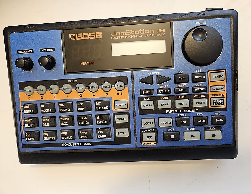 Boss JS-5 Jam Station Multi-Effect Unit 2000s - Blue | Reverb UK