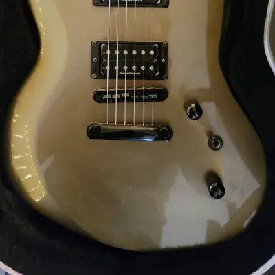 ESP LTD Viper 100 2002 Sparkle Silver/ Green | Reverb