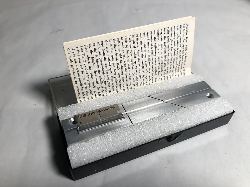 EditAll S-1 Rare 1/8" splicing block | Reverb