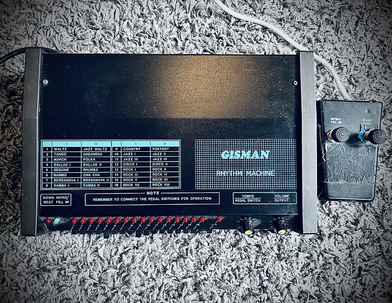 Gisman Rhythm Machine Vintage Italian Drummachine 1979 | Reverb