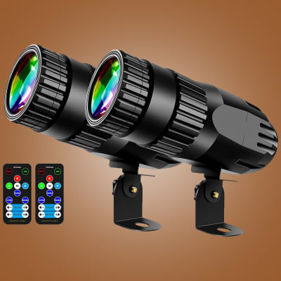 Led Pins pot Light 2 Pack, Disco Ball Spotlight 15W RGBW 4 in | Reverb