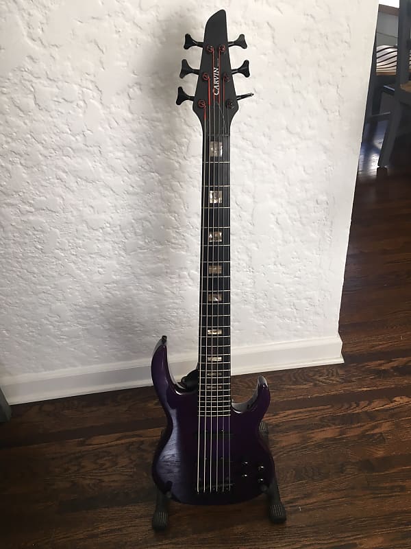 Carvin LB76 6 Str Bass Purple | Reverb