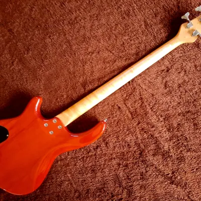 Dean Edge One 2000s Translucent Red 4 String Electric Bass | Reverb