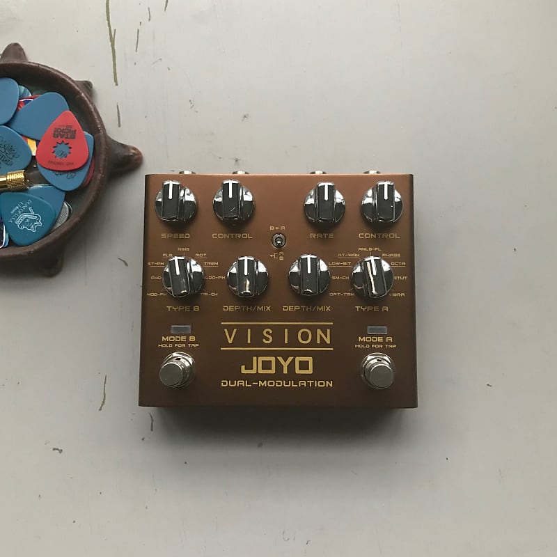 Joyo Vision Dual Modulation Chorus Tremolo Flanger Phaser | Reverb