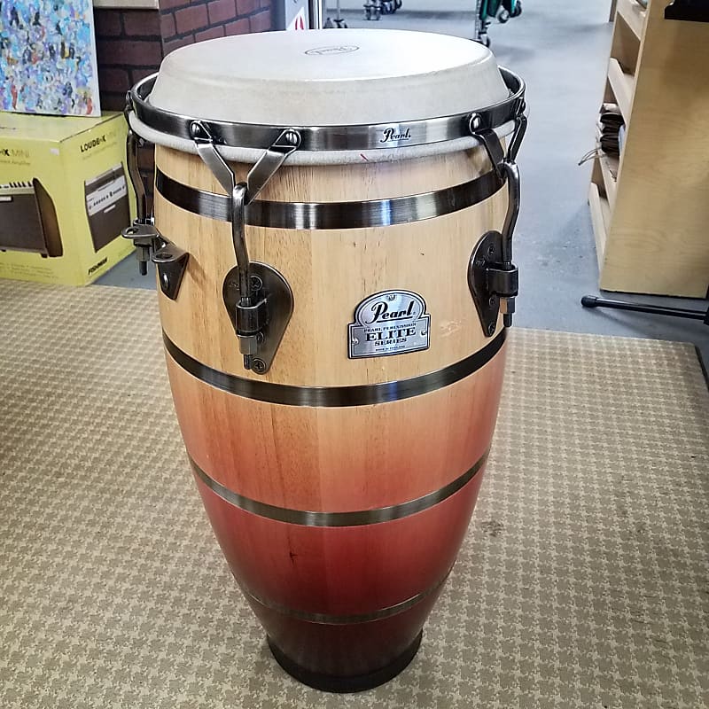 Pearl Folkloric Traditional 11" Conga Crimson Sunrise Used | Reverb
