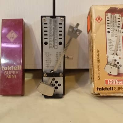 Fully Serviced Vintage Wittner Super Mini Taktell 1980s Black | Reverb