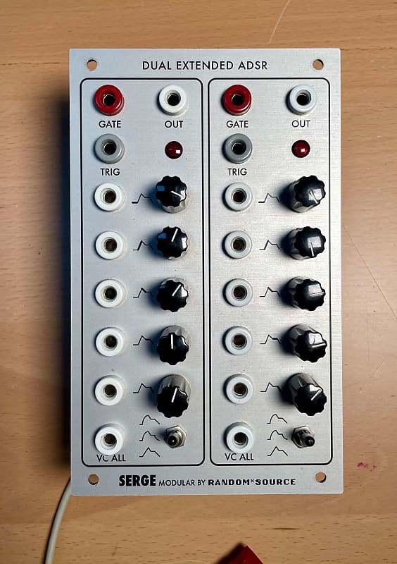 Serge Modular by Random*Source Dual Extended ADSR 4U 2018 | Reverb
