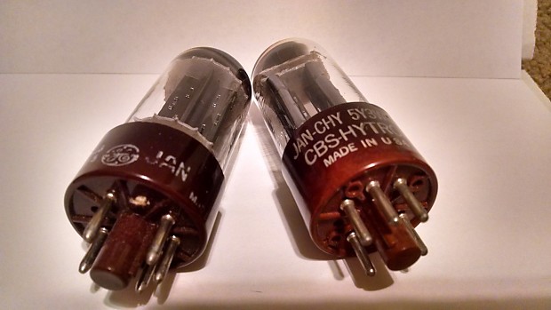 Vintage CBS Hytron and GE 5Y3GT JAN Vacuum Tube | Reverb Australia