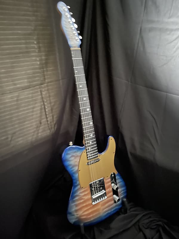 Warmoth Telecaster 2015-2020 - Blue fade | Reverb