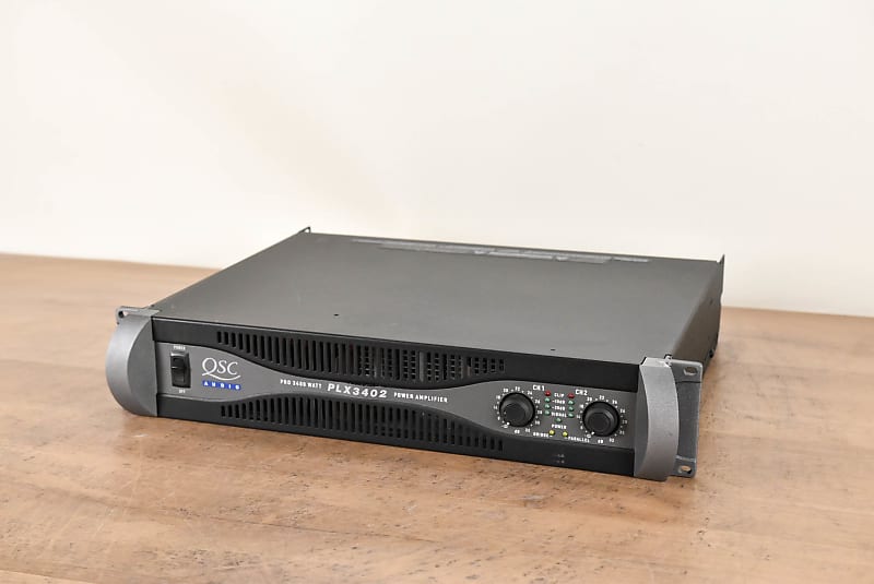 QSC PLX3402 Two-Channel Power Amplifier (church owned) | Reverb