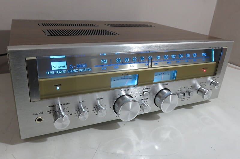 SANSUI G-3000 STEREO RECEIVER WORKS PERFECT SERVICED FULLY | Reverb