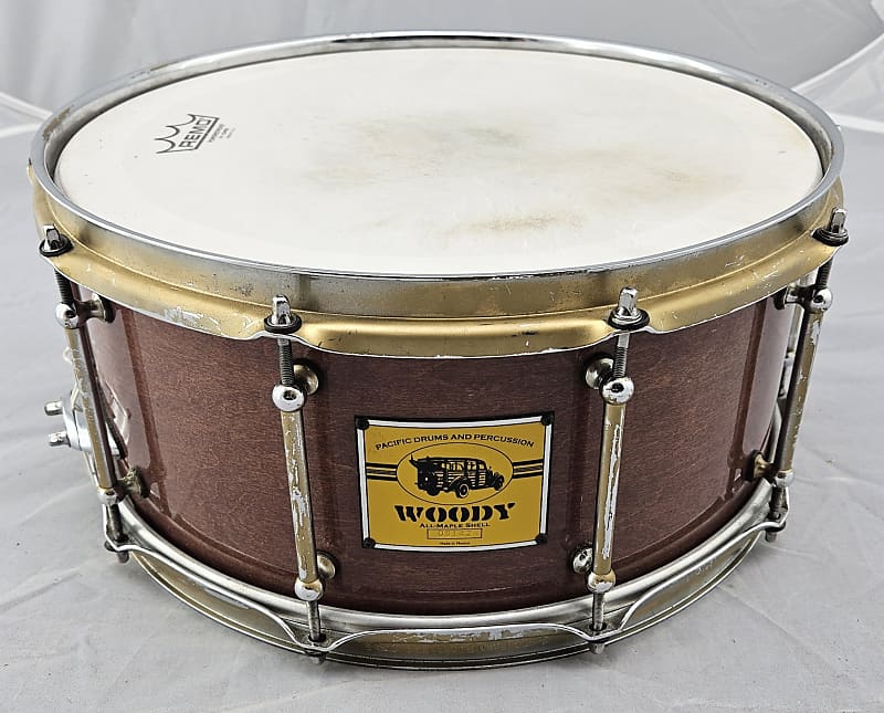 Pacific(by DW) Woody Maple Snare Drum 6x14 2000s - Walnut | Reverb