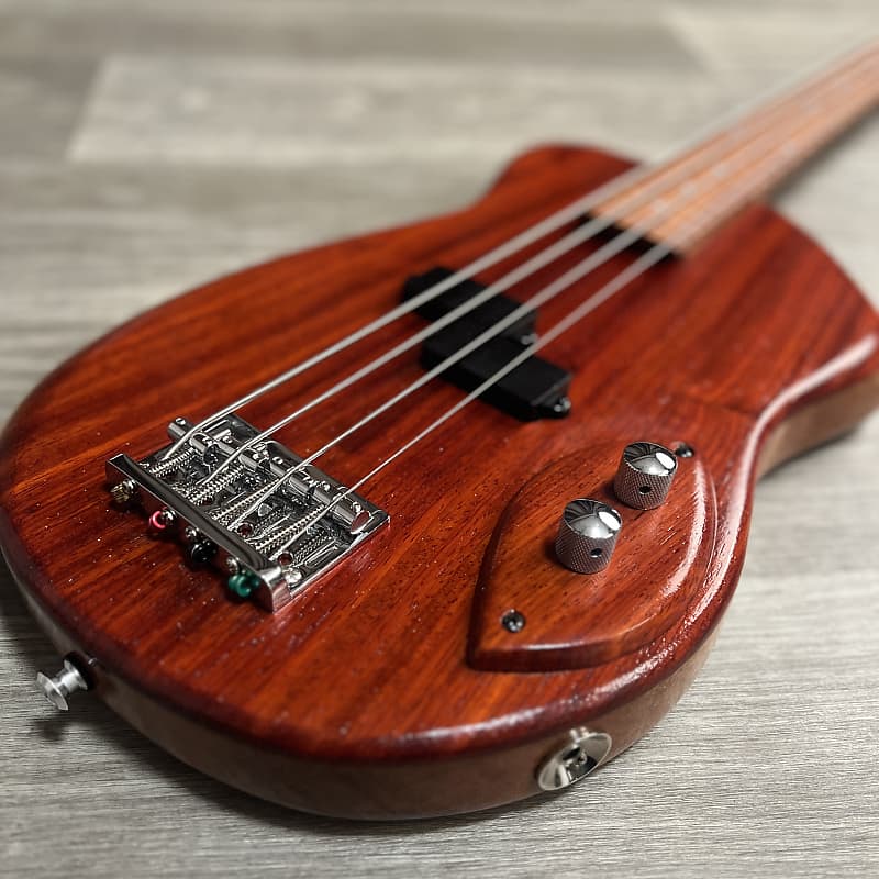 Short Scale Chambered Fretless Bass | Reverb