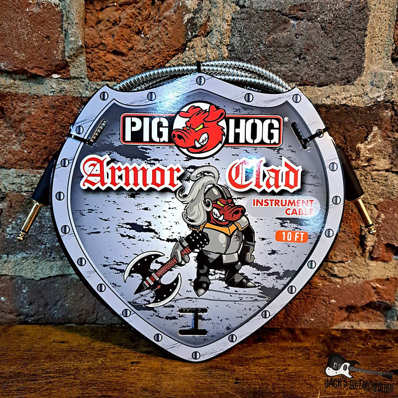 Pig Hog 10ft Armor Clad Instrument Cable | Reverb UK