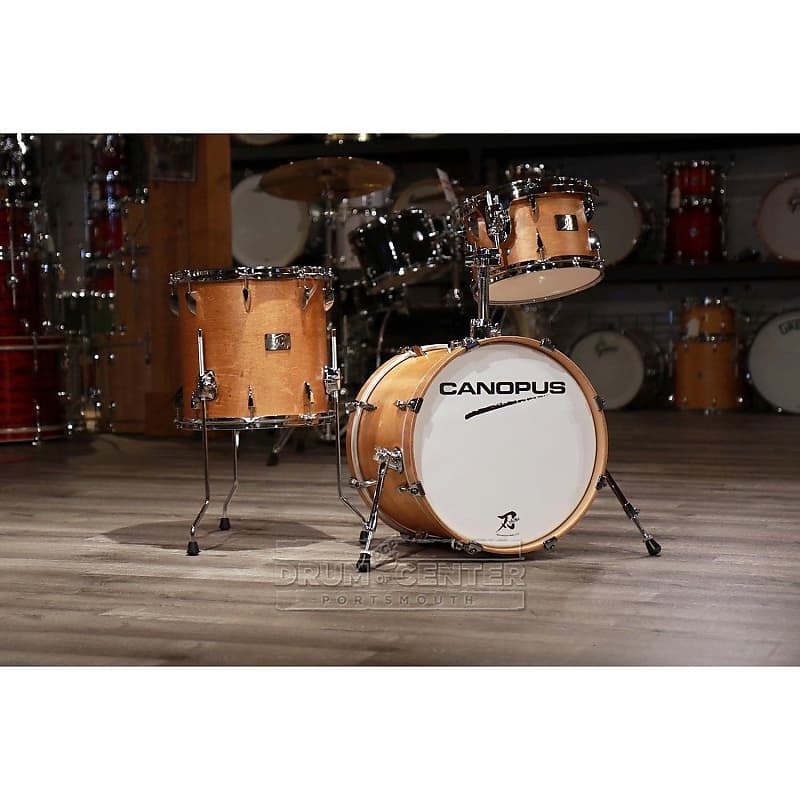 Canopus Yaiba 3pc Bop Drum Set Antique Natural Matte Lacquer | Reverb