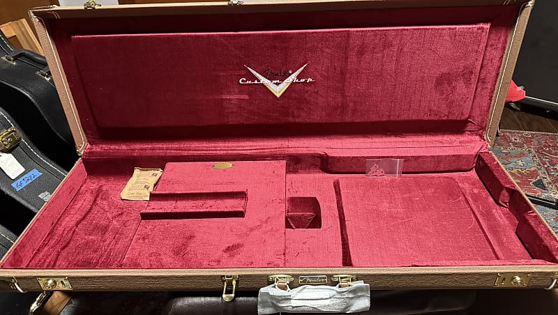 Fender Custom Shop Guitar Case Strat Tele 2020s - Red | Reverb