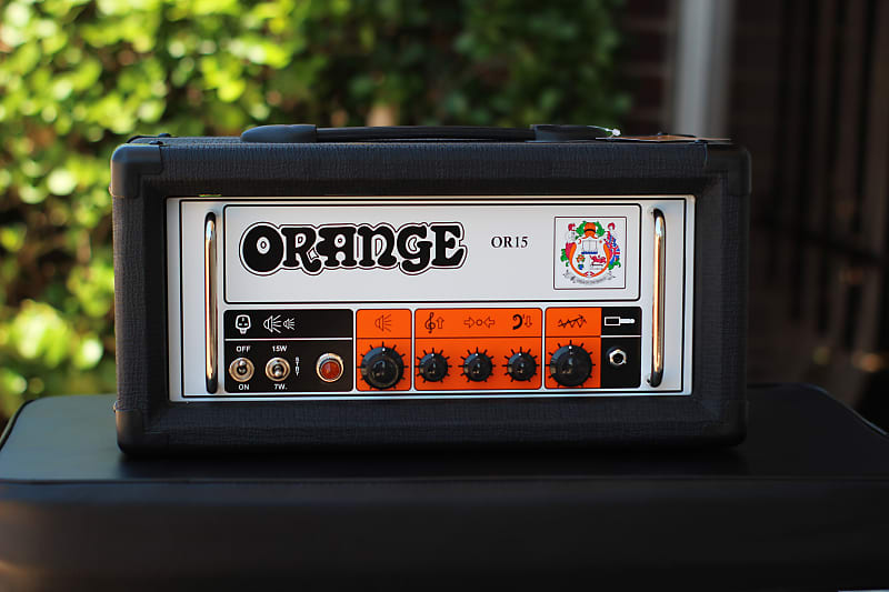 Orange OR15 15-Watt Guitar Amplifier Head - Black | Reverb