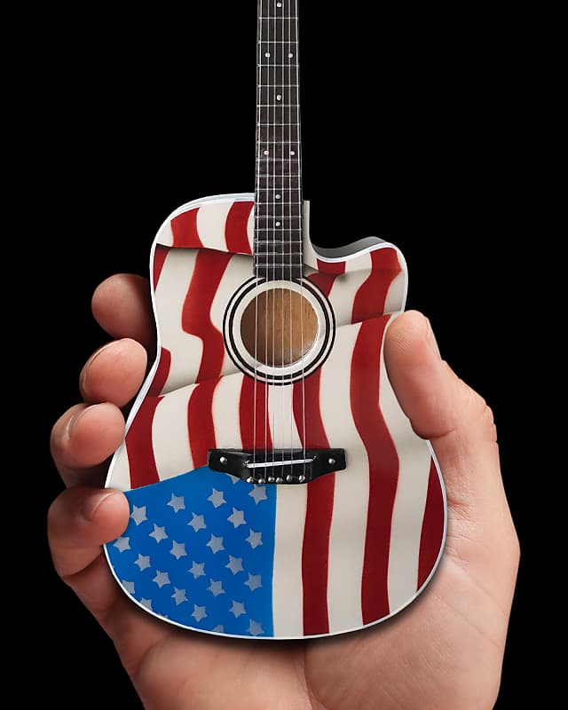Axe Heaven 1:4 Scale Replica Toby Keith Signature USA Flag | Reverb