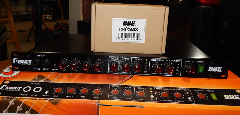 BBE BMAX-T Tube Bass Guitar Preamplifier with Sonic Maximizer | Reverb