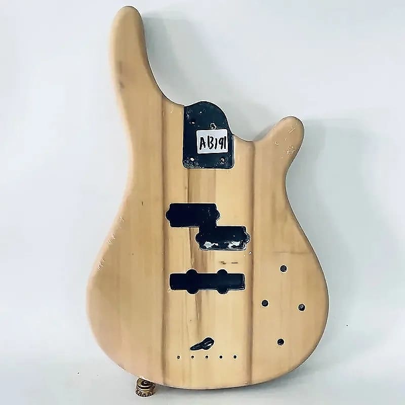 Solid Basswood 4 String Bass Guitar Body | Reverb