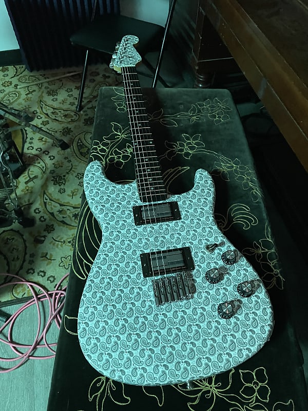 Rebel Custom Guitars Funky Claude 2022 - Hydro Graphic Film, | Reverb