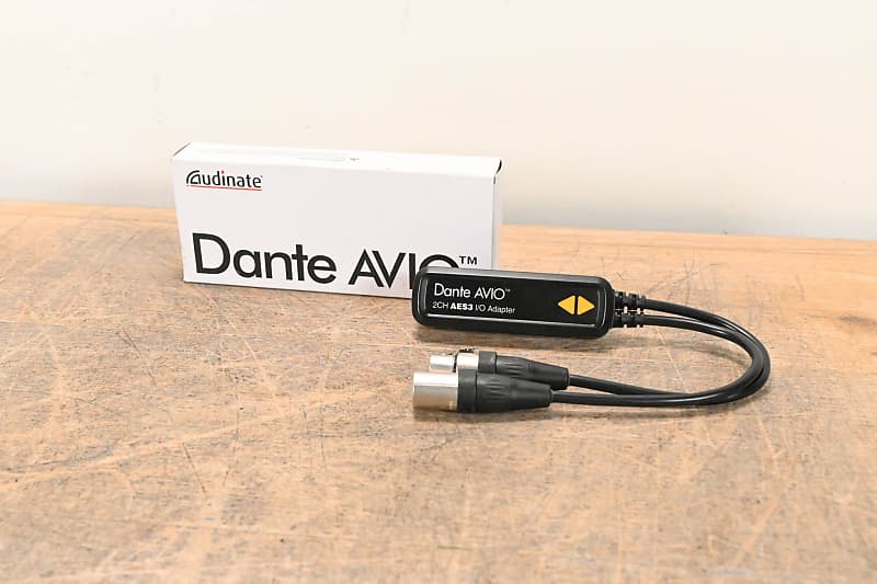 Audinate ADP-AES3-AU-2X2 Dante AVIO 2x2 AES3/EBU Adapter | Reverb