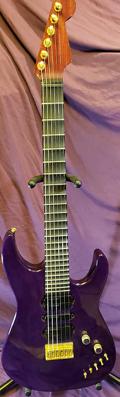 Warmoth Custom Super Strat 2014 Trans Purple W/ Kace FREE | Reverb