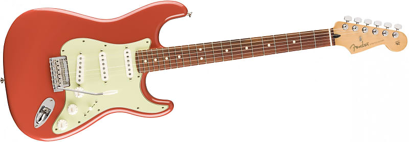 Fender Ltd Limited Edition Player Stratocaster Pf Fiesta Red | Reverb