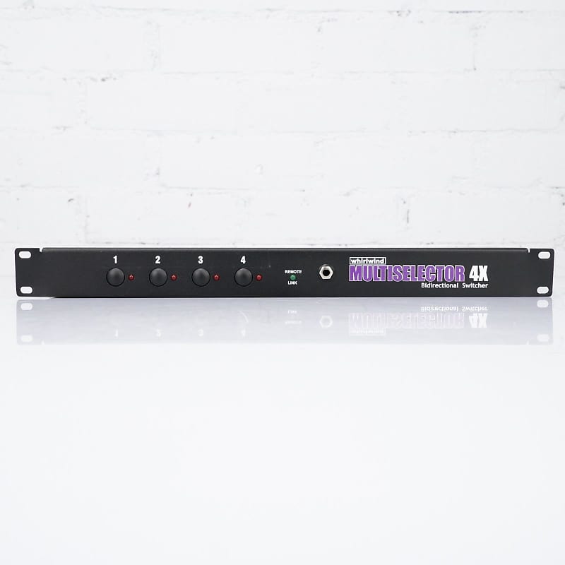 Whirlwind Multiselector 4X 4-Channel Single Output Guitar/Amp | Reverb
