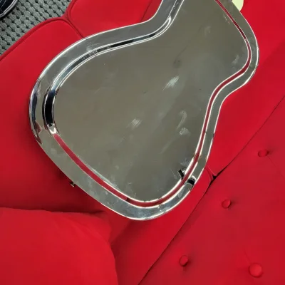 Fender FR-48 Steel Body Resonator 2005 Chrome | Reverb