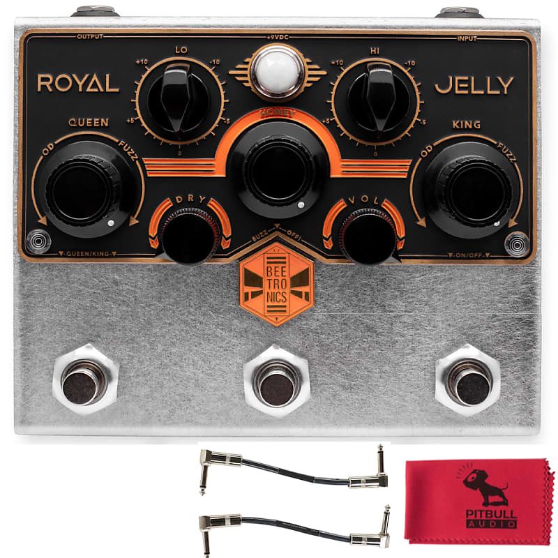 Beetronics FX Royal Jelly Overdrive / Fuzz Blender Pedal w/ | Reverb